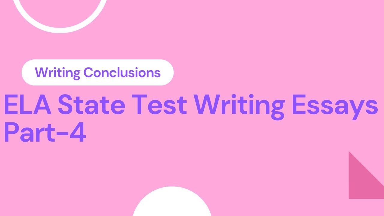 Essay Writing Conclusion ELA State Test 3rd Grade Part 4 YouTube Essay Writing Conclusion ELA State Test 3rd Grade Part 4 YouTube