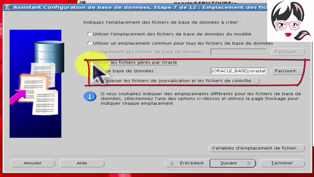 Création d'une base de donnée oracle - YouTube