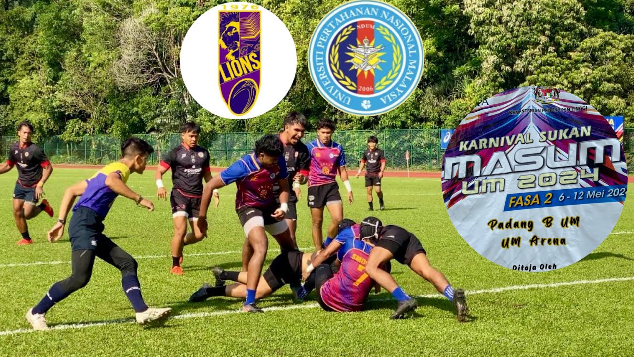 KARNIVAL SUKAN MASUM UM2024: RUGBY SEMIFINAL MATCH UPNM SMOOKIES VS ...