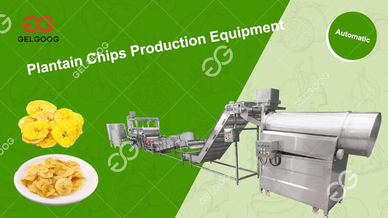Industrial Plantain Chips Production Equipment - YouTube