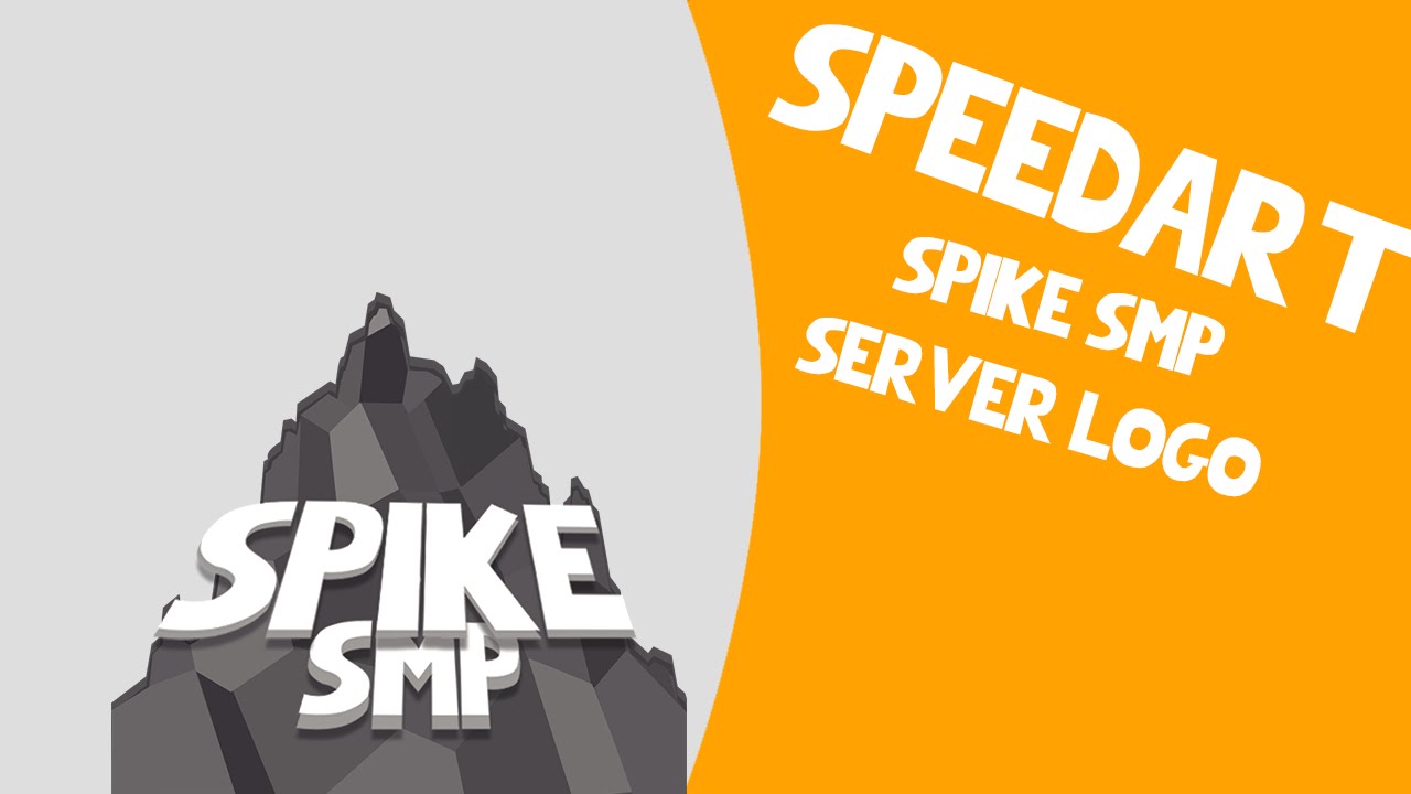 Speedart: Spike SMP Server logo - YouTube