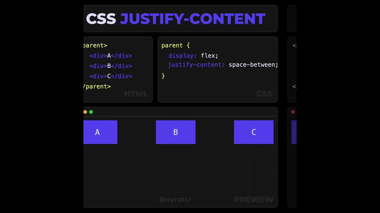 CSS justify-content Animated - YouTube