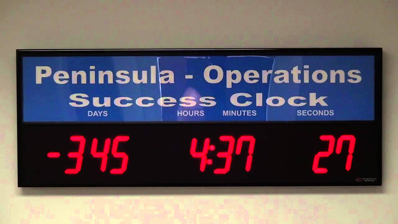 BRG Precision Product's ETCD 140 Large Event Countdown Timer - YouTube
