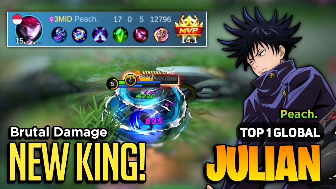 Julian Best Build 2023 [ Julian Top 1 Global Gameplay ] By Peach ...