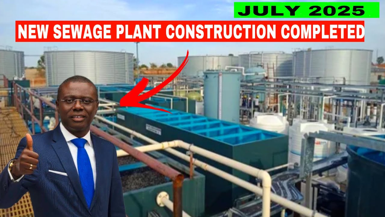 Lagos New Sewage Plant Construction Finally Completed - YouTube
