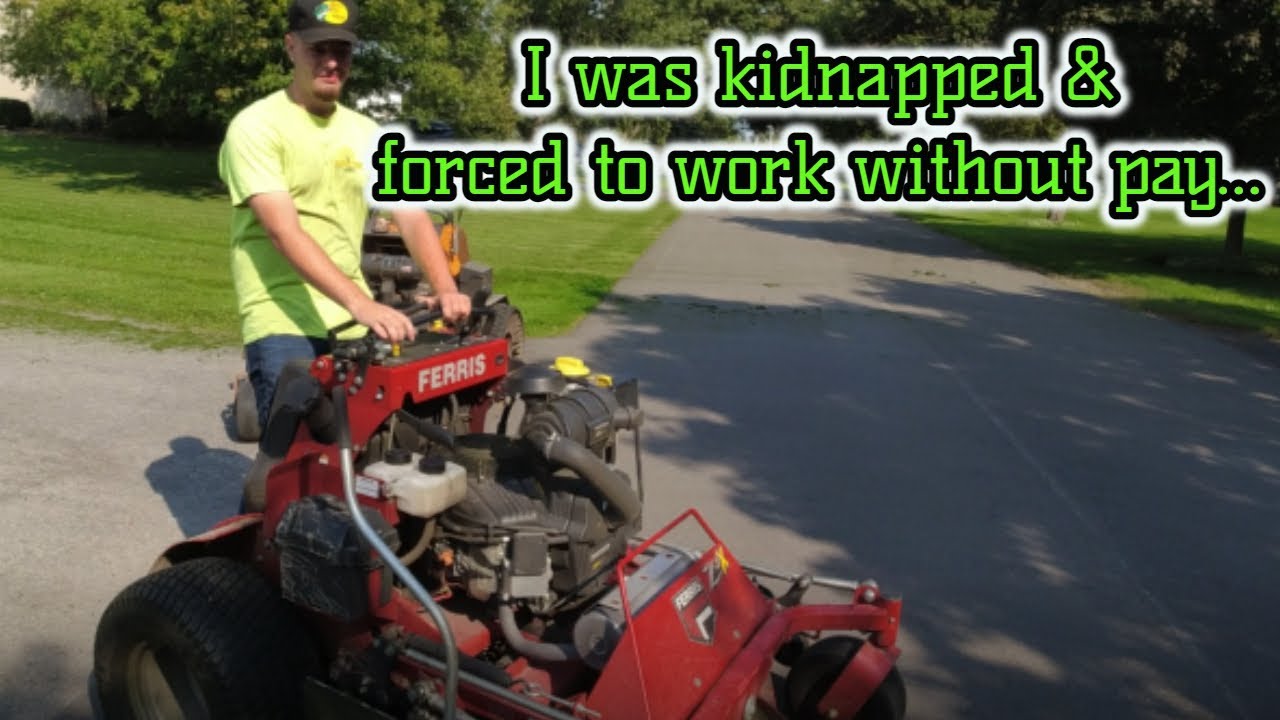 I MOW LAWNS with a NEW crew - YouTube