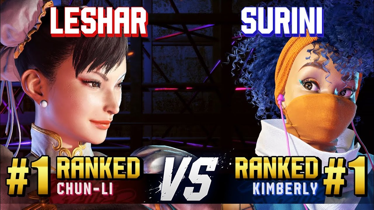 SF6 LESHAR (#1 Ranked Chun-Li) vs SURINI (#1 Ranked Kimberly) High ...