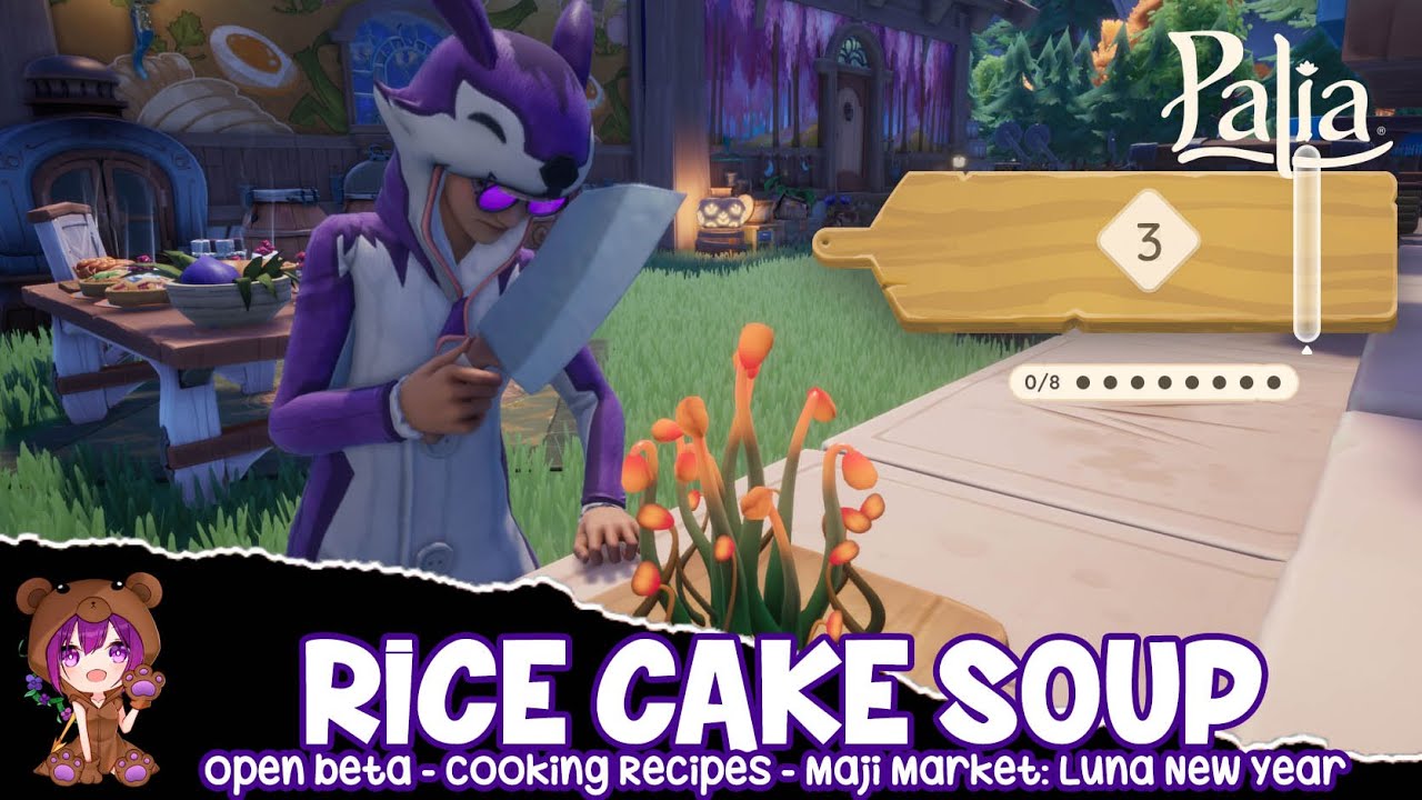 Rice Cake Soup | Palia Cooking Recipe from Maji Market: Luna New Year ...