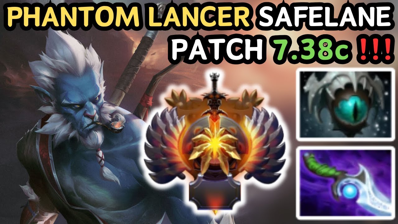 🔥 IMMORTAL PHANTOM LANCER Safelane Carry Gameplay Patch 7.38c 🔥 PL ...