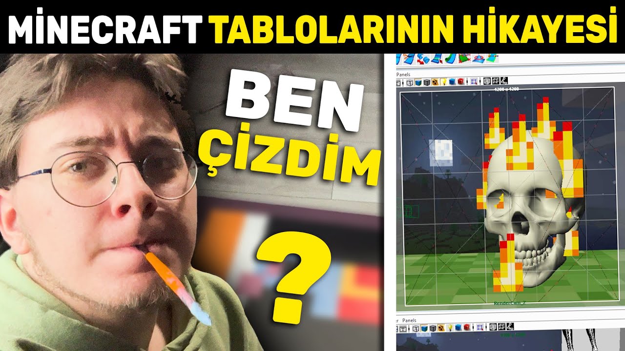 Minecraft Tablolarının Bilmediğiniz Hikayesi ve Net Halleri (Birini Ben ...