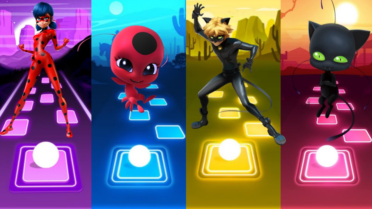 Lady Bug and Super Cat: Lady Bug vs Tikki vs Super Cat vs Plagg | Tiles ...