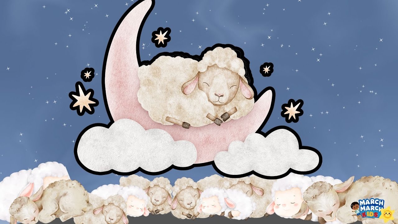 Lullaby: Counting Sheep | Bedtime Song for Babies| A Gentle Lullaby for ...