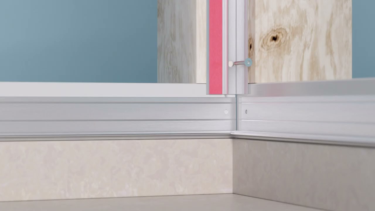 04. Installation using Fibo's hidden internal corner profile - YouTube