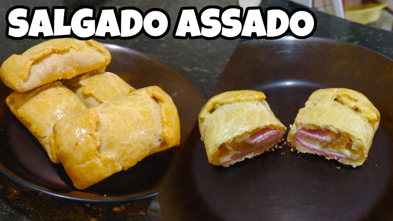 SALGADO ASSADO DE PRESUNTO E QUEIJO SIMPLES E FÁCIL! - YouTube