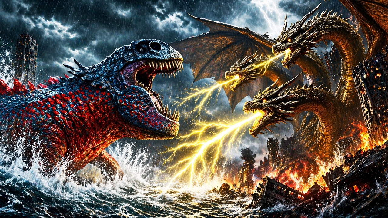 KING GHIDORAH vs MUERTE ROJA | ¿Quién Ganaría? | EPIC VERSUS - YouTube