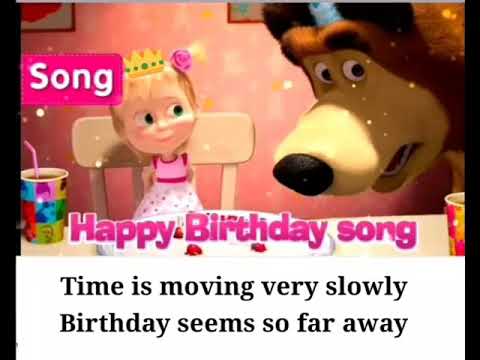 Masha and the Bear🎵🎂 Happy Birthday song