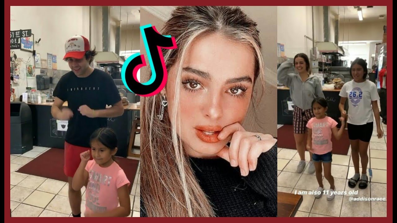 David DOBRIK and Addison Rae making tik took with 11yrs old fans | IG ...