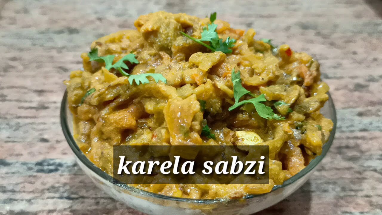 Karela sabji recipe| karela recipe| karela pyaz recipe | bitter gourd ...
