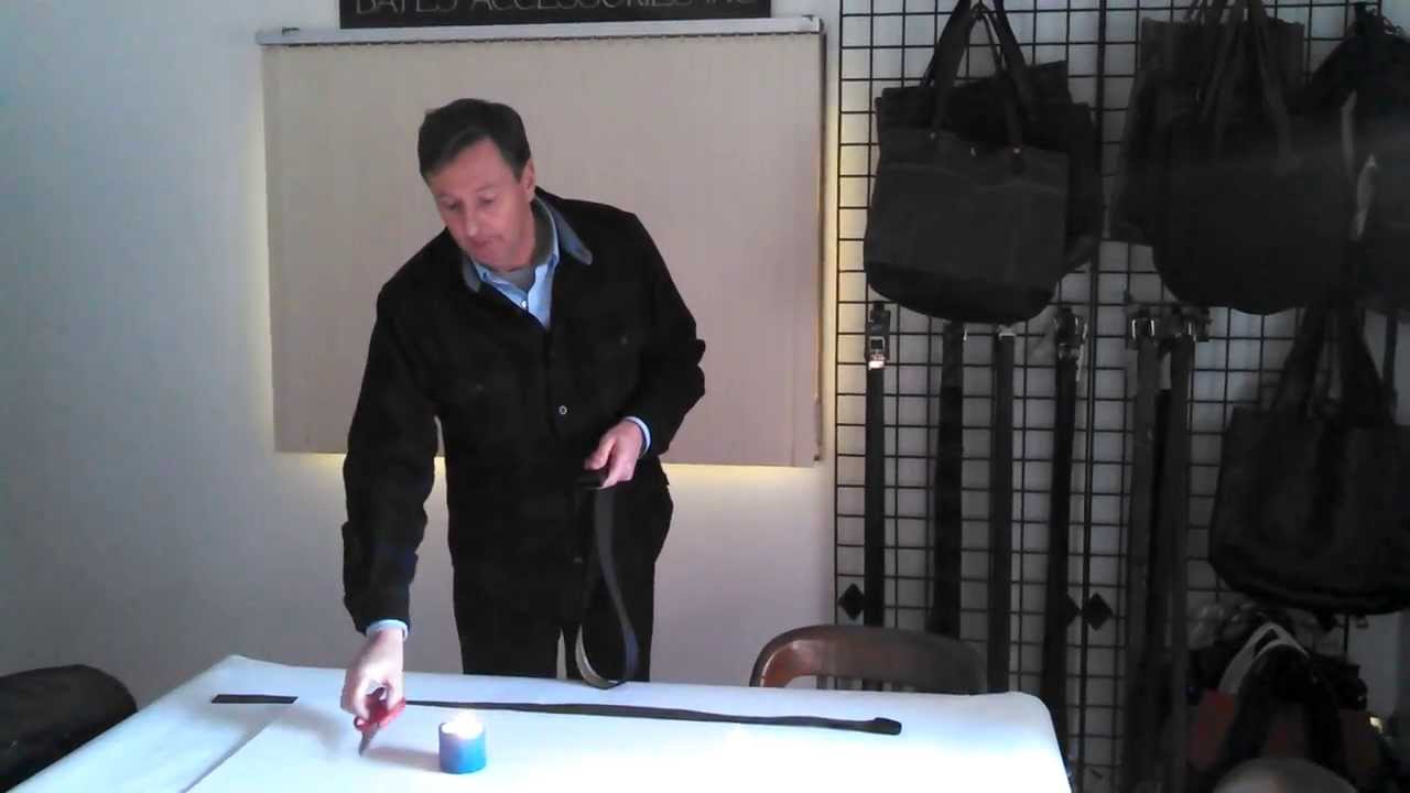 Thomas Bates Shares How to Cut Your Belt to Size! - YouTube