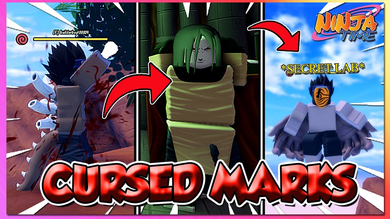 Ninja Time How To Get Cursed Marks Mode Bones,Black Flames Fast + Full ...