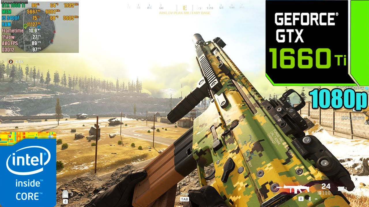 Call of Duty : Warzone 1.20 Patch ( Ultra Graphics ) GTX 1660 Ti 6GB ...