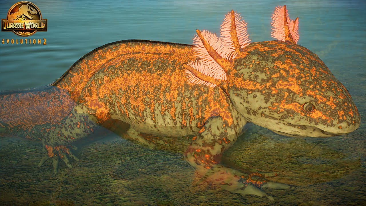 New Dinosaur Salamander New Species Release - Jurassic World Evolution ...