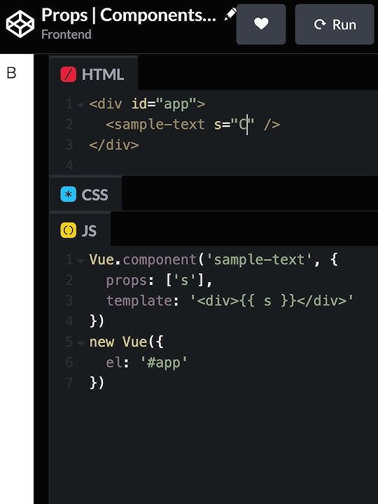 #13 Props | Basic Component | Vue.js | Frontend #shorts - YouTube
