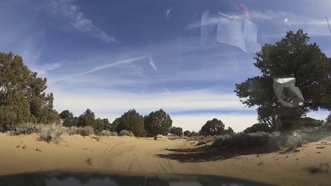 The drive to the White Pocket - YouTube