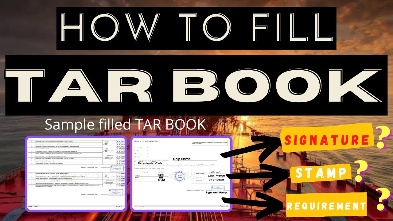 How to fill tar book / tar book kaise bhare / tar book for os / tar ...