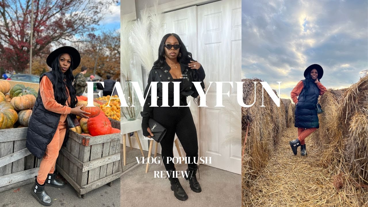 Family Fun /Tj birthday vlog/Popilush bodysuit review/linvilla Orchard ...