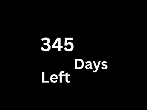 345 days left. - YouTube