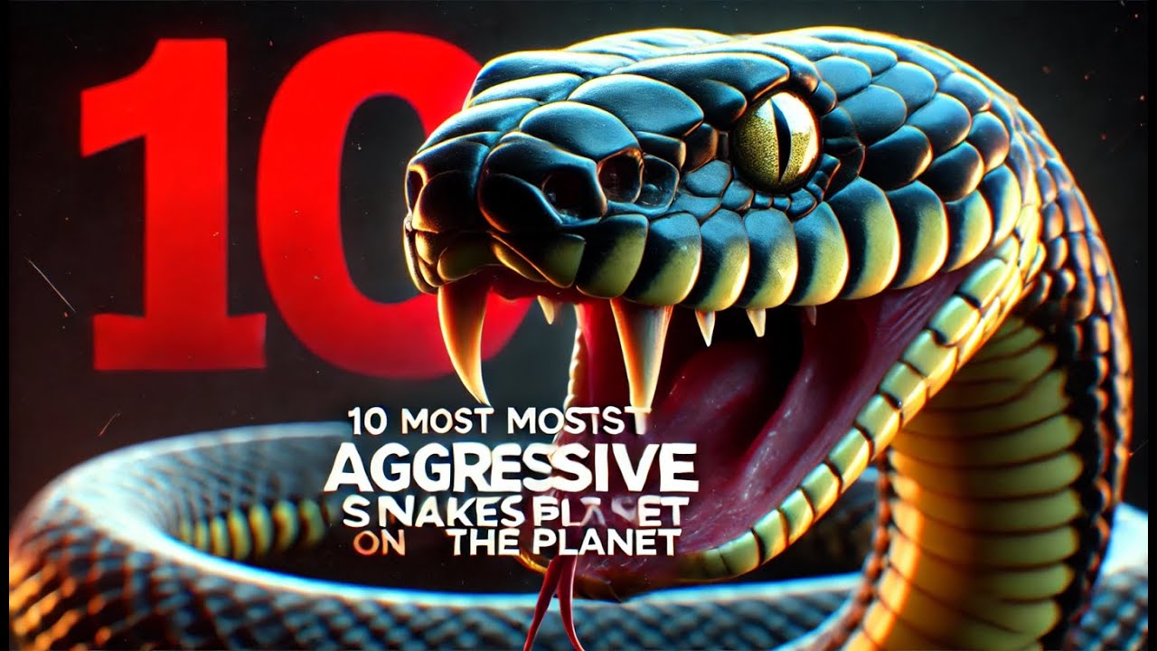 10 Most Aggressive Snakes on the Planet (2025) - YouTube