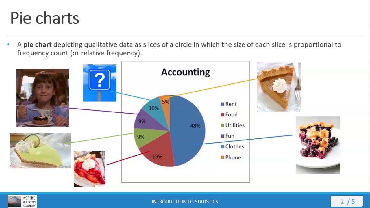 Stat 101 Lecture 2.3.7 - Pie charts - YouTube