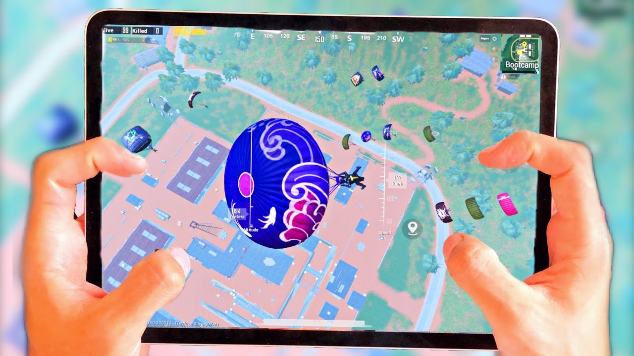 Bootcamp!!! IPAD PRO 2020 PUBG | HANDCAM 4 Finger + Full Gyro | Pubg ...