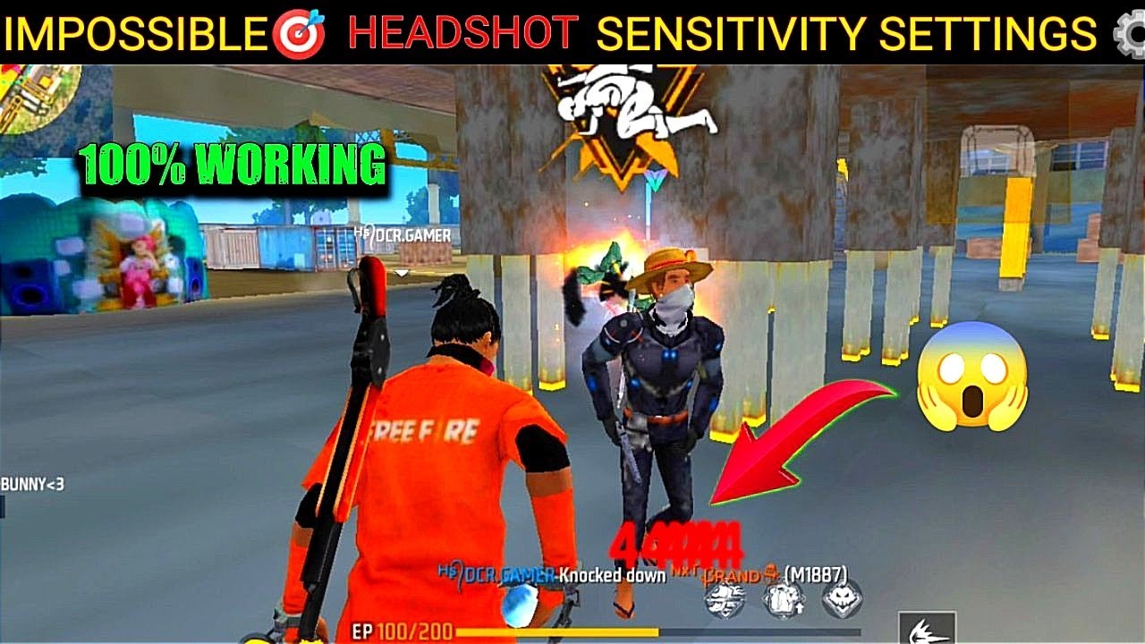 Best Sensitivity for free fire | One Tap Settings 💥 | Free Fire ...