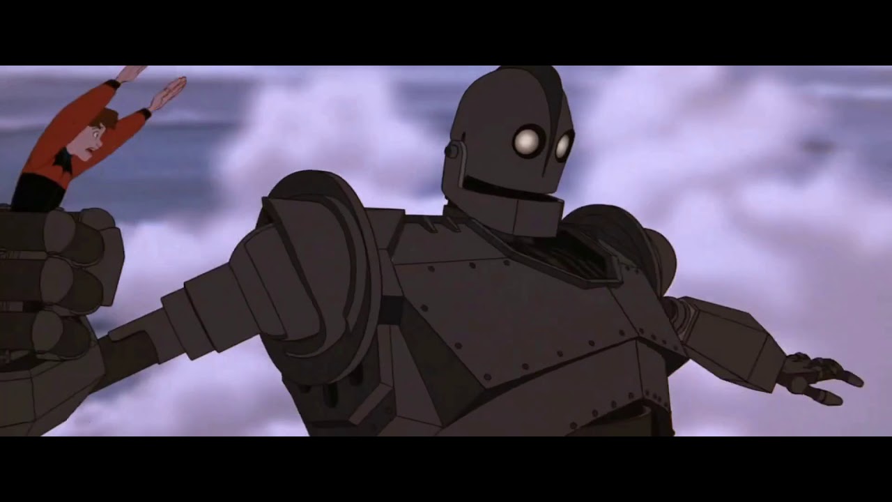 Escape of the Iron Giant Scene - 60FPS AI UPSCALED (The Iron Giant ...