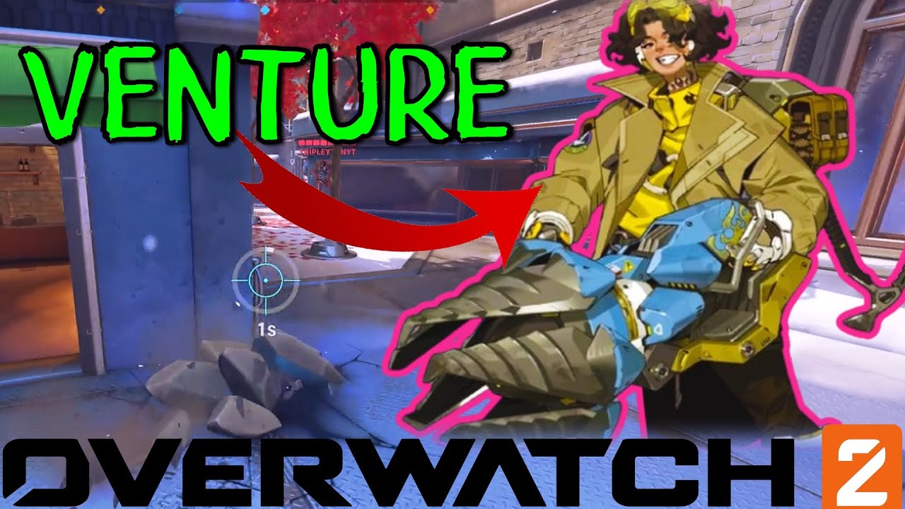Drilling Cheeks with the New Character (Venture) in Overwatch 2 - YouTube