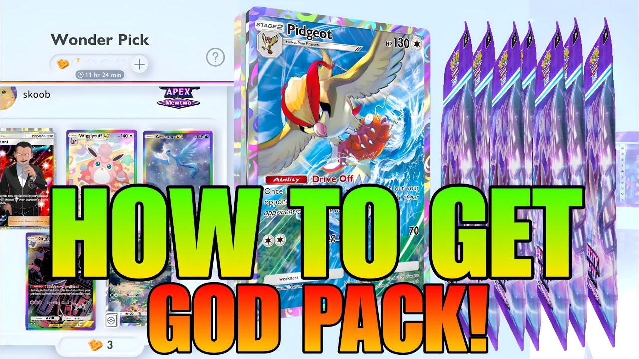 HOW TO GET GOD PACK POKEMON TCG POCKET - YouTube