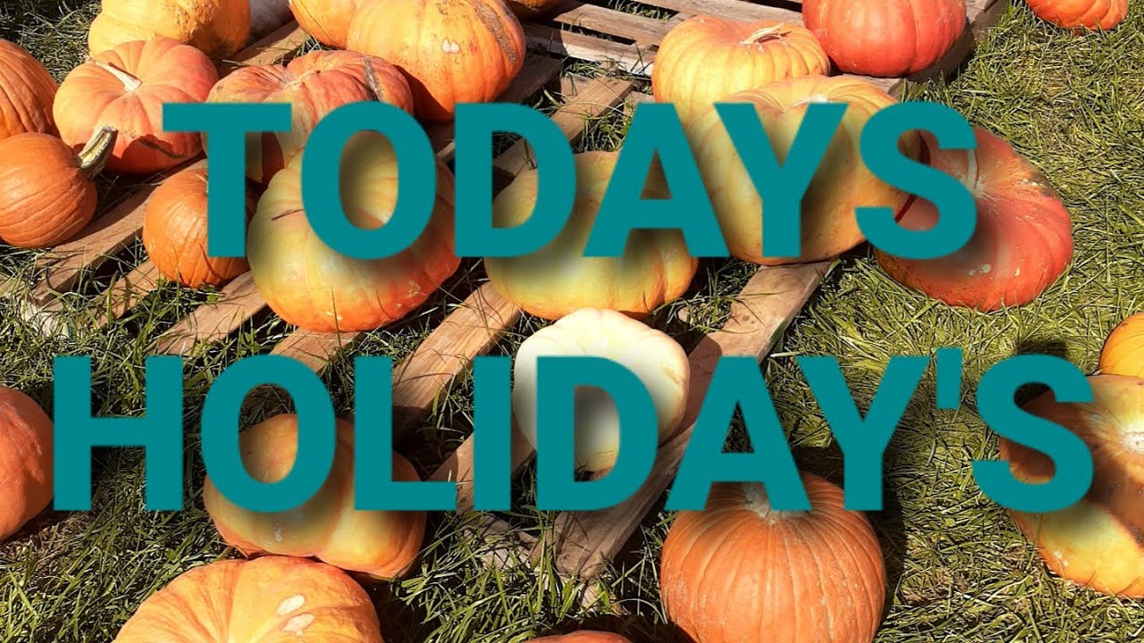 The holidays for Oct. 14th - YouTube