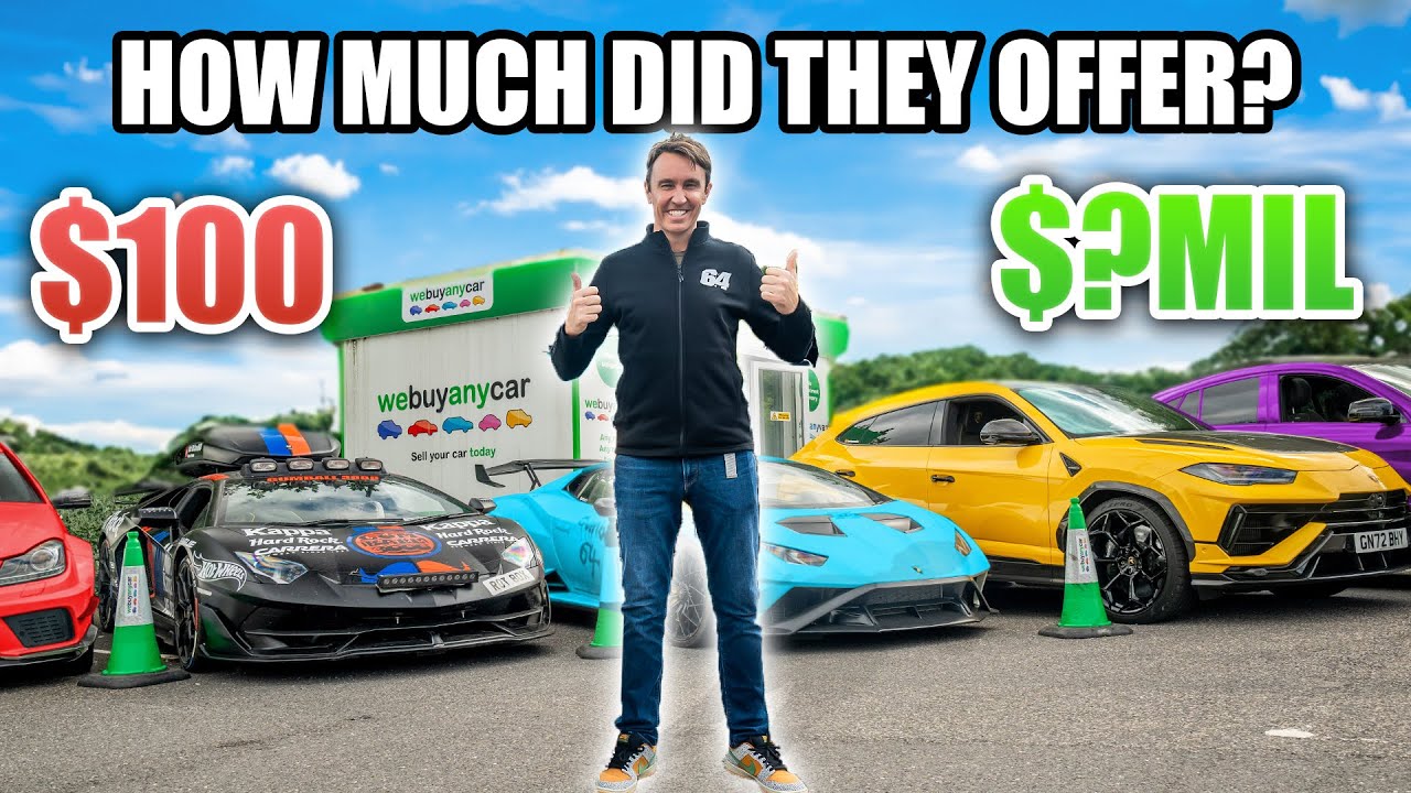 TAKING MY $5,000,000 CAR COLLECTION TO WEBUYANYCAR / CARMAX - YouTube