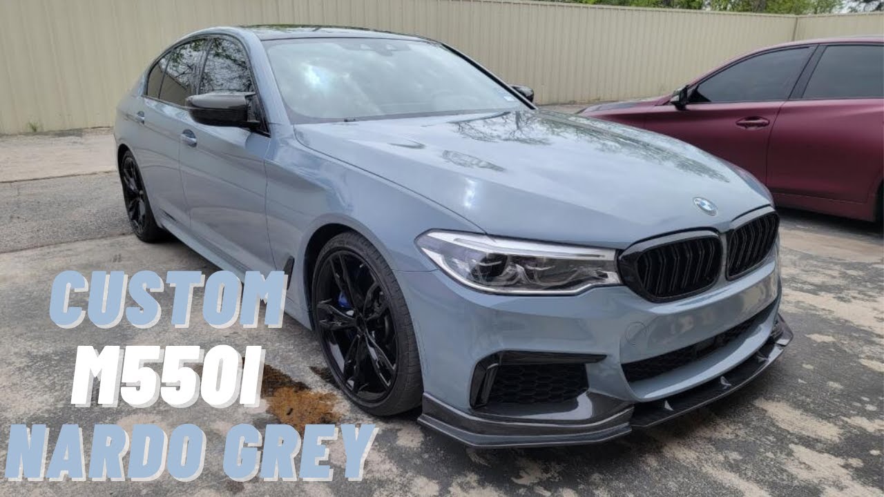 CUSTOM NARDO GREY!!! M550I - YouTube