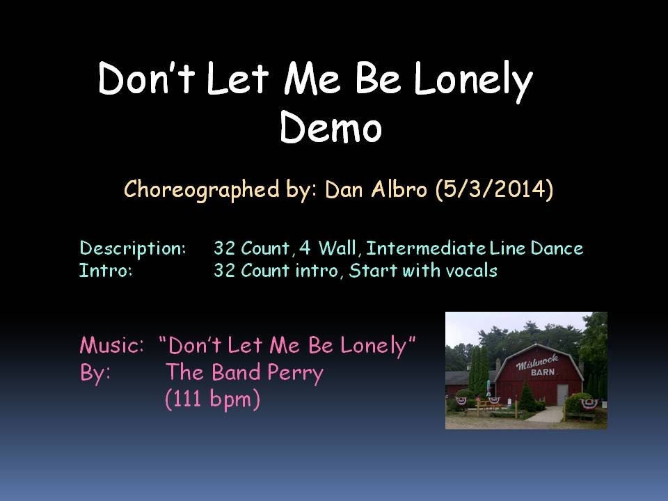 Don't Let Me Be Lonely Demo - YouTube