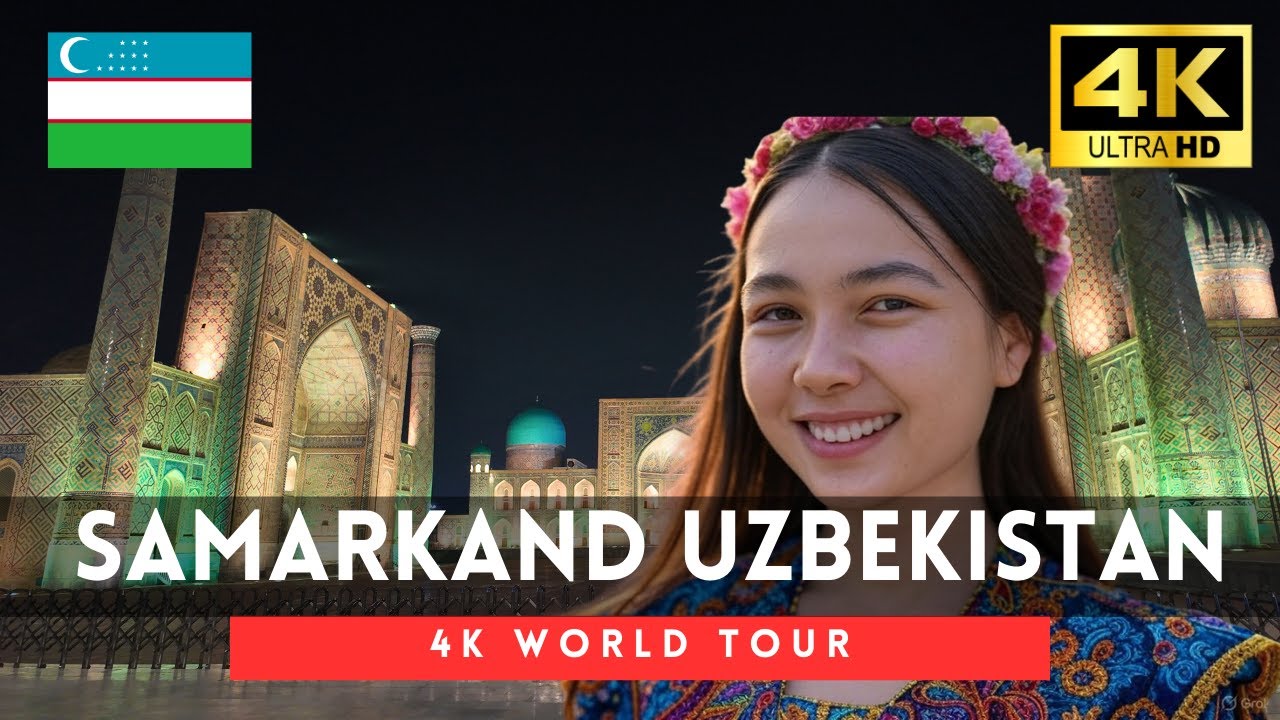 🇺🇿Uzbekistan 4k walk - Samarkand 4K Night Walking Tour｜Nov 2024 - YouTube