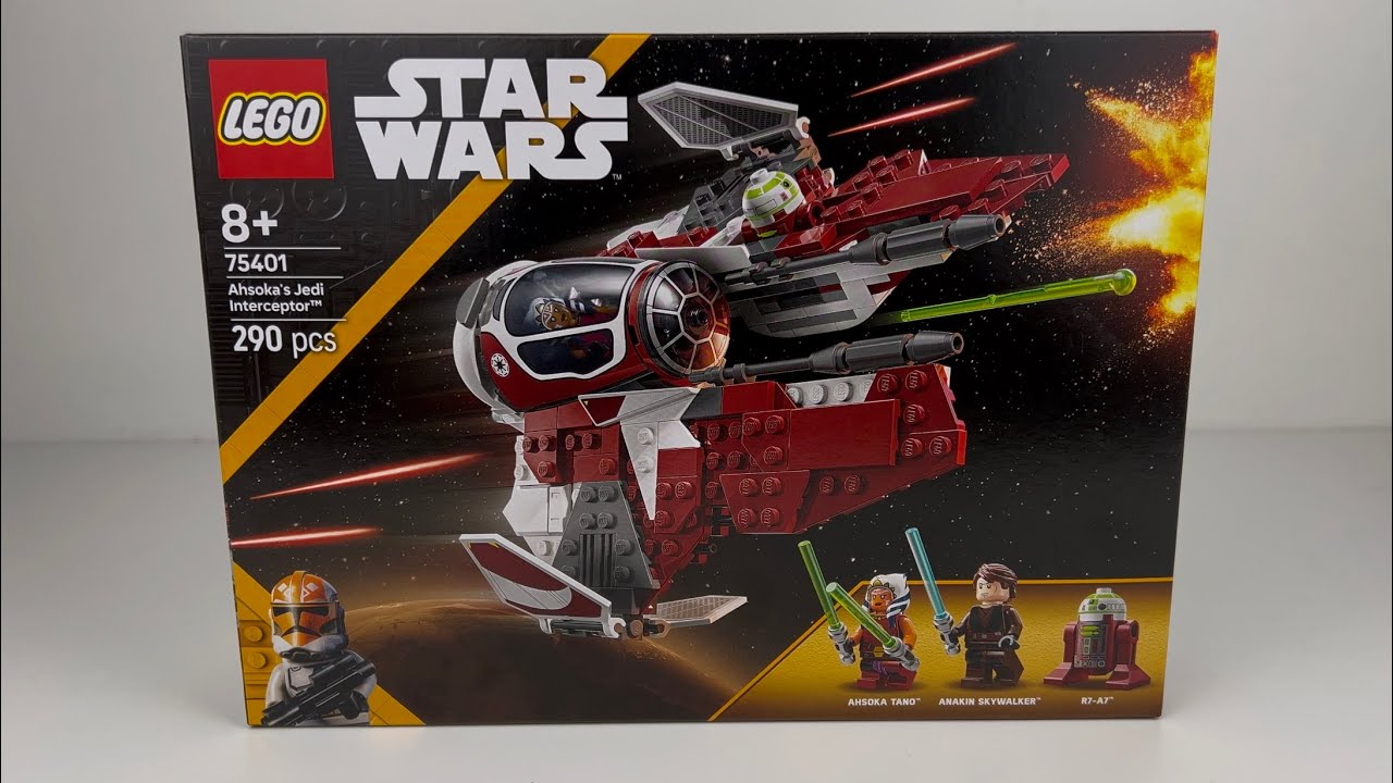 Review Of Ashoka’s Jedi Interceptor - Set 75401 - YouTube