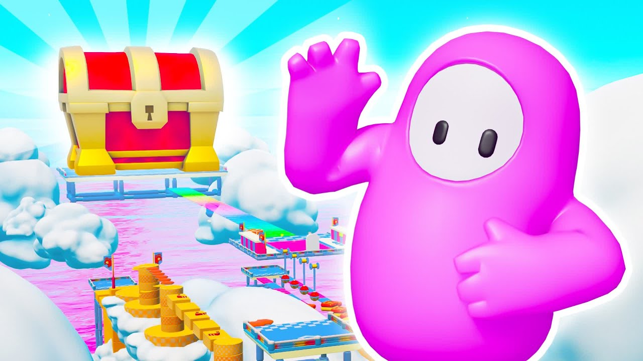 FORTNITE Fall Guys Glass Bridge Obby 🍀 30.000 GOLD FLIGHT UNLOCKED 🔥 ...