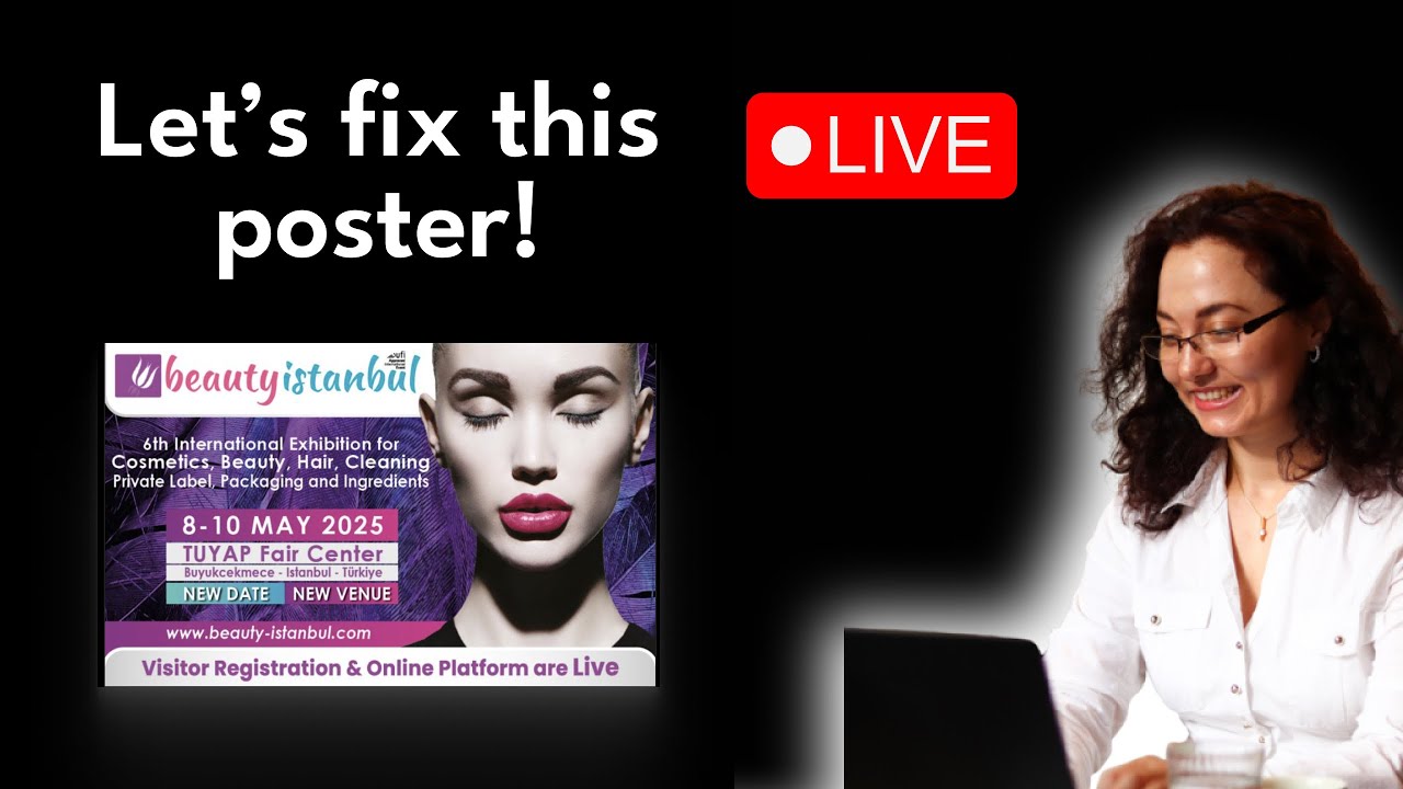 Quick Poster Fix #graphicdesign - YouTube