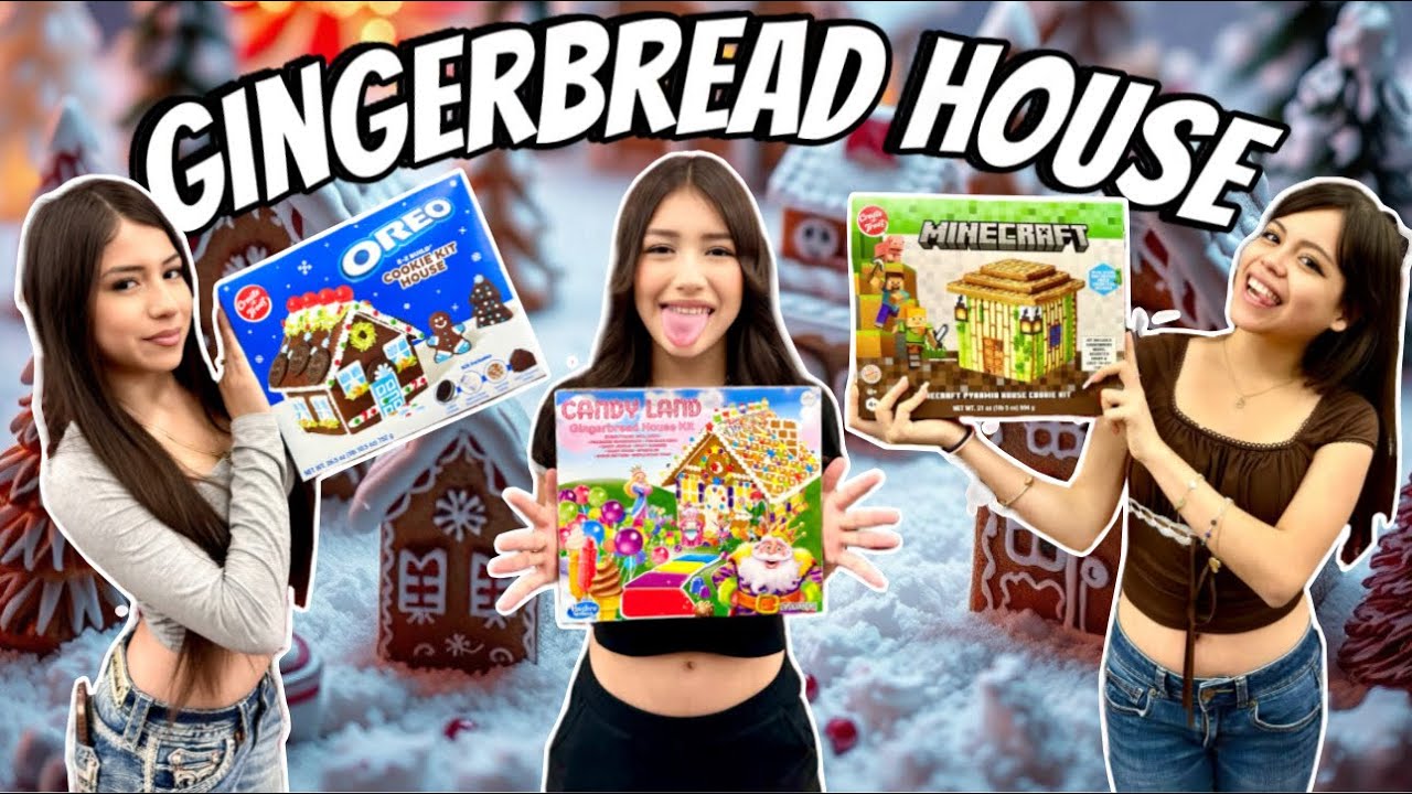 Best GINGERBREAD HOUSE wins $1,000!! | eslis - YouTube