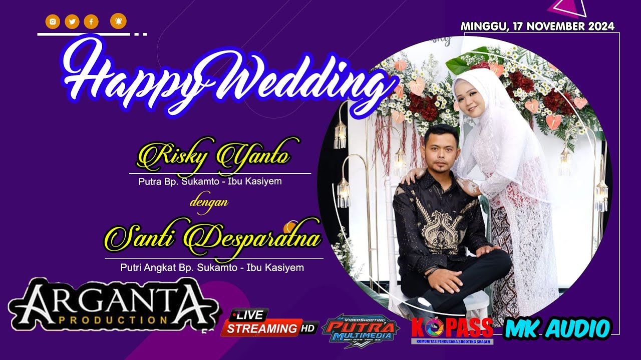 ARGANTA//WEDDING RISKY & SANTI//MK AUDIO - YouTube