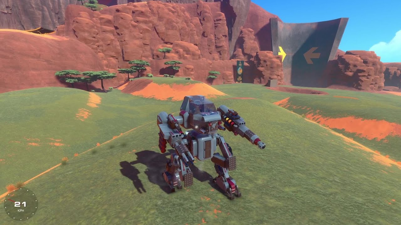 "AW-G3 Vanguard" Mech | Trailmakers - YouTube