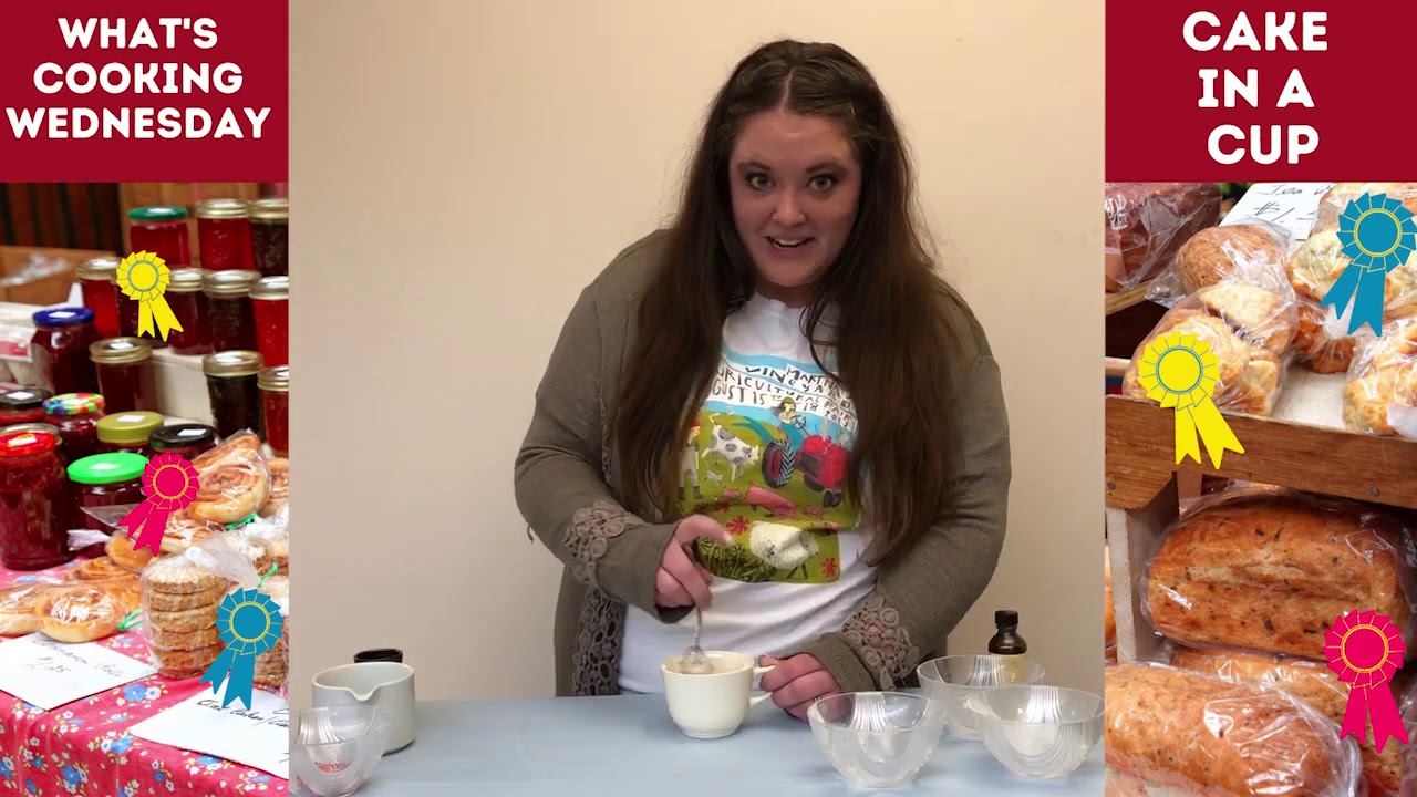 What's Cooking Wednesday - Cake in a Cup - YouTube